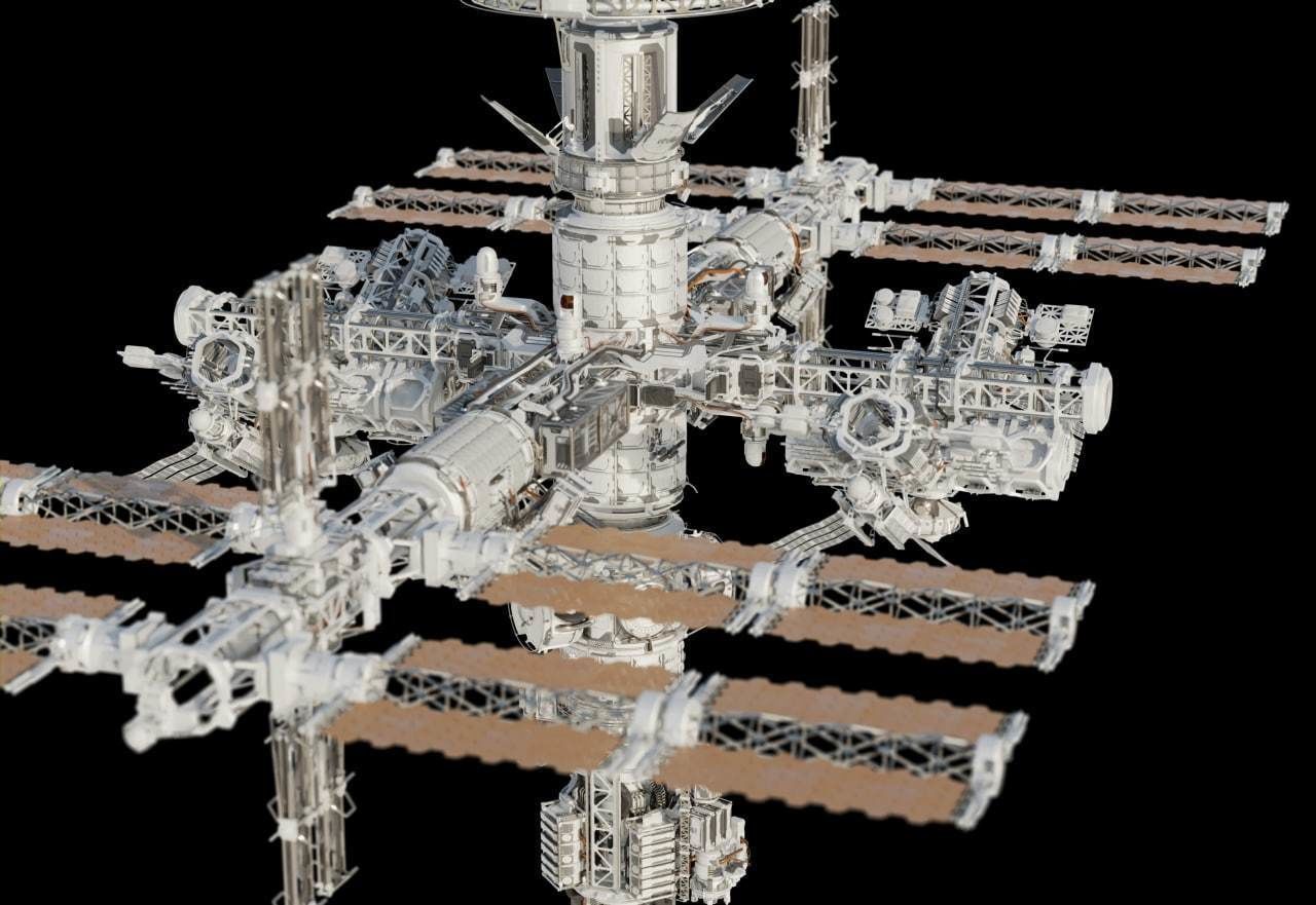 Space station 3D model rigged | CGTrader