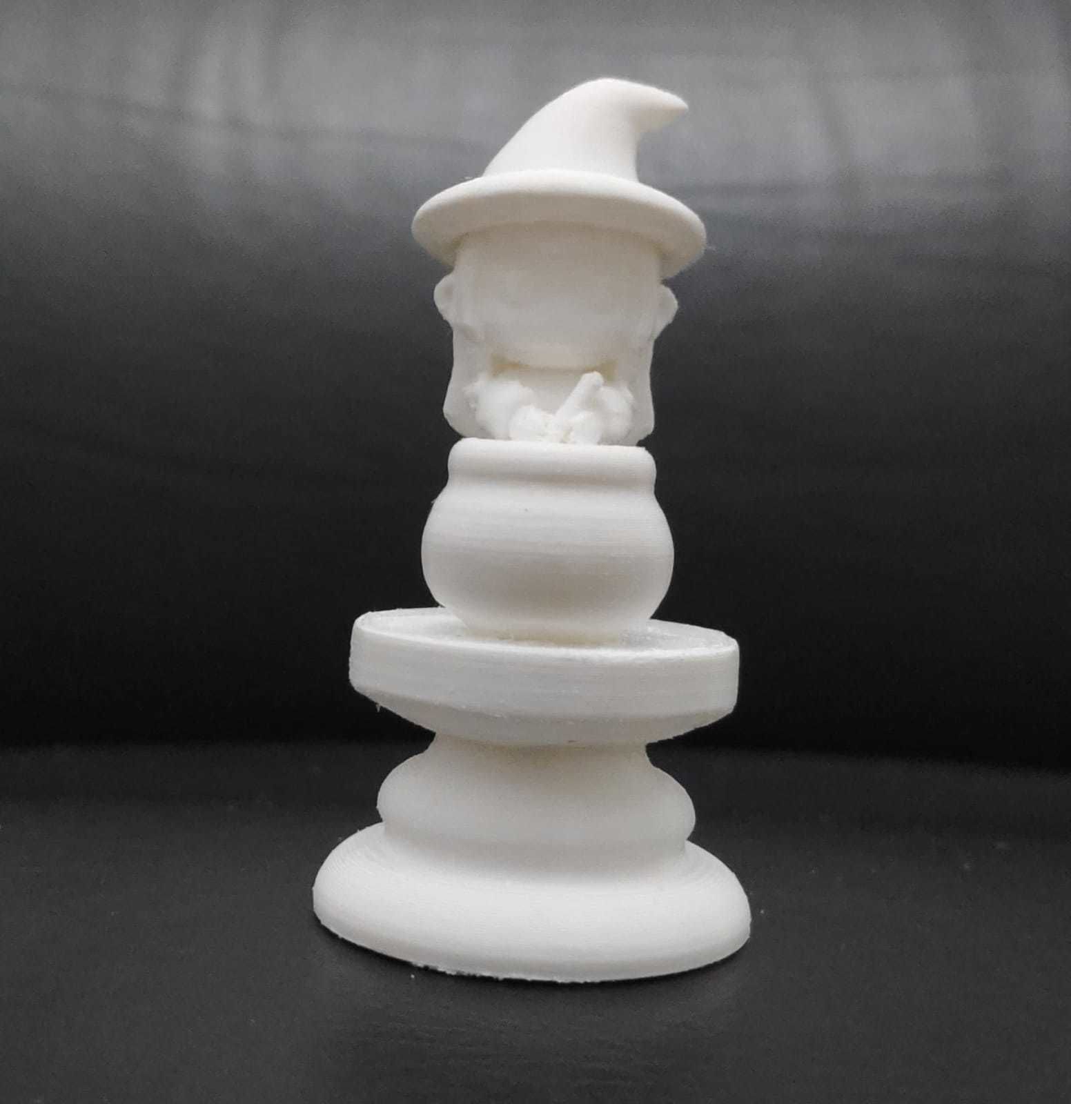Halloween Chess - Witch 3D model 3D printable | CGTrader