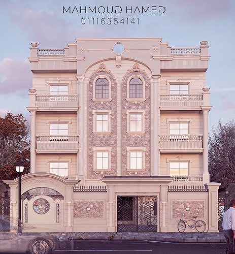 classy elevation 3D model | CGTrader