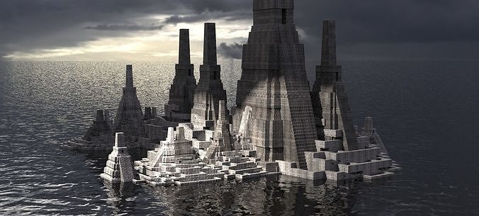 Aztec Ritual Mazes With Pyramid 5 3D model | CGTrader