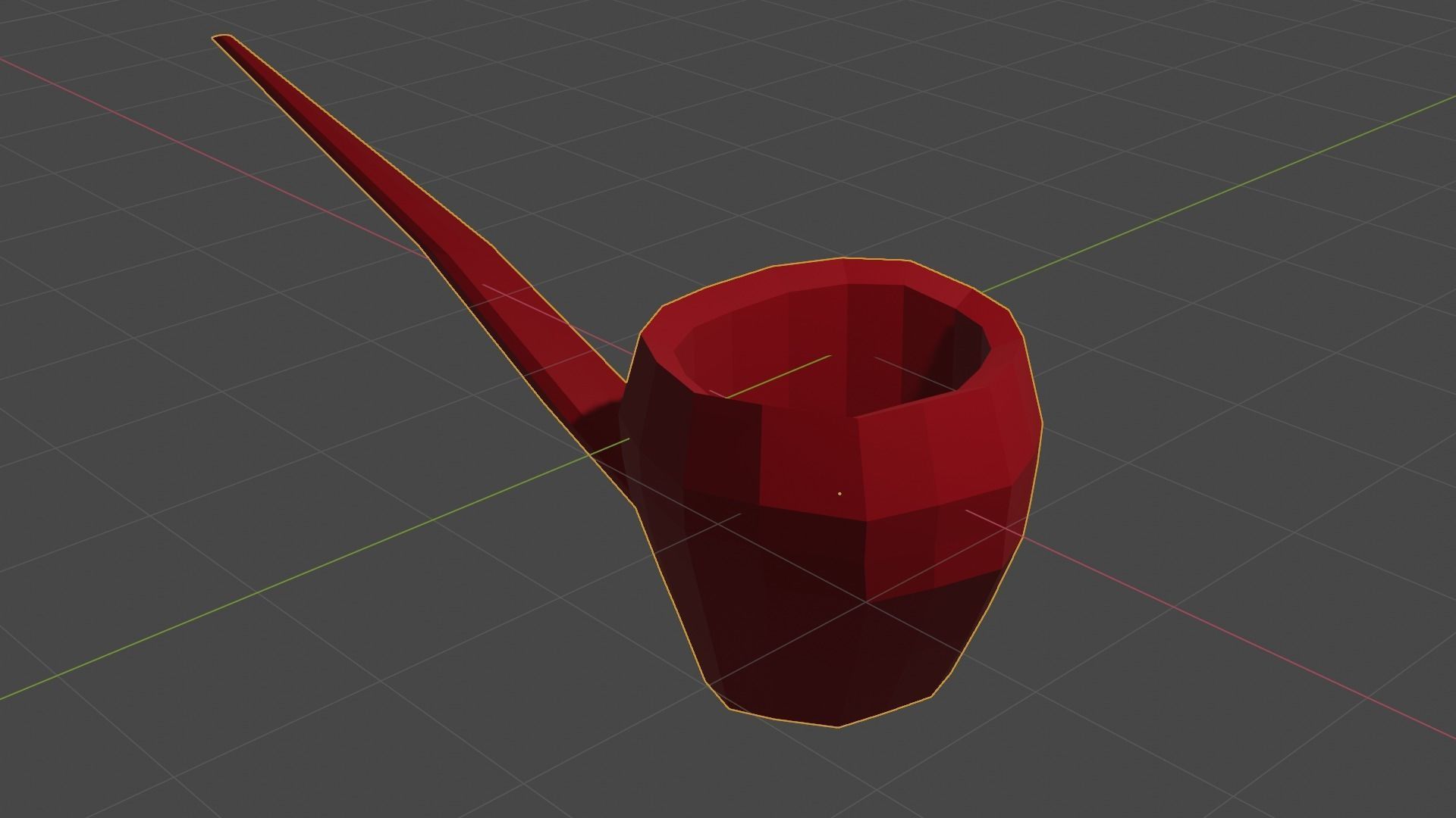 pipas pipe with handle 3D model | CGTrader