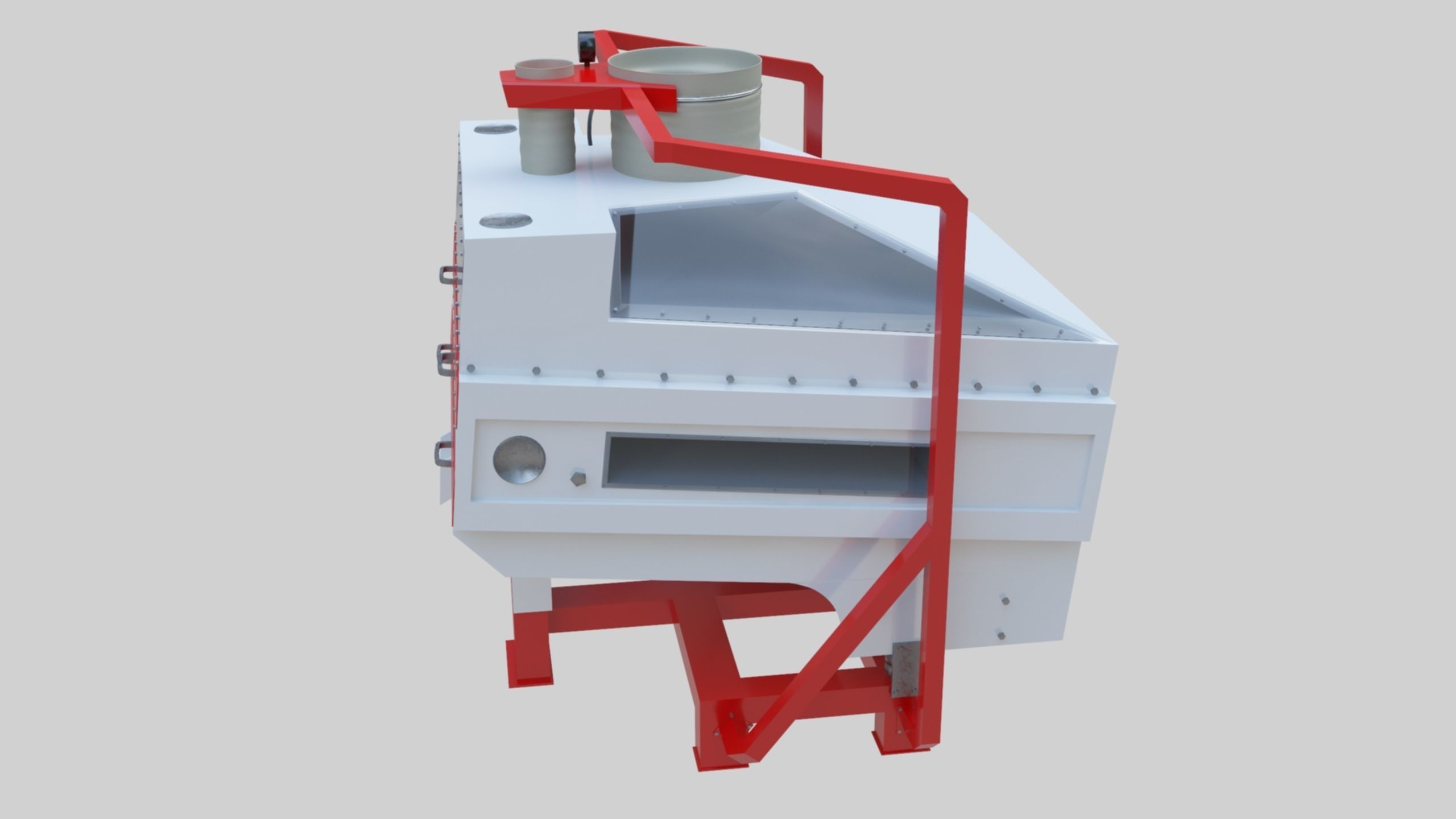 3D model 3D Stone Seperator Destroyer - Wheat Grain Flour Milling ...