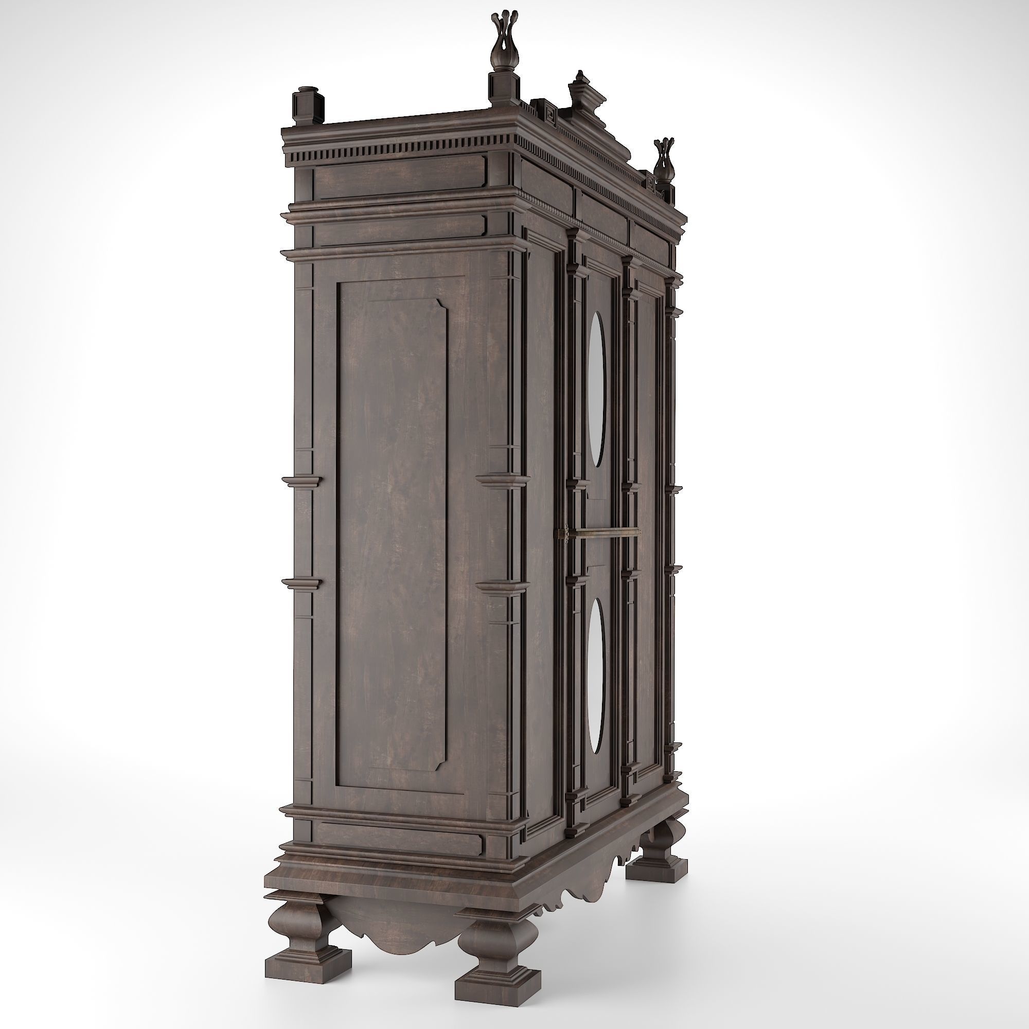 indochine cabinet 01 3D model animated | CGTrader