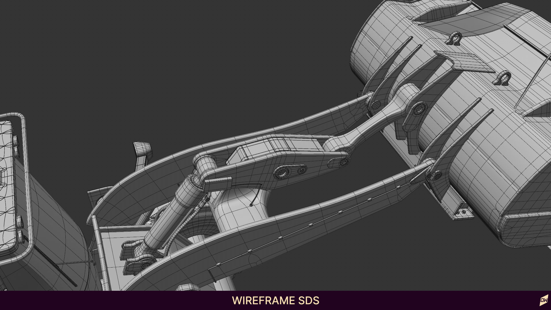 Wheel loader rig 3D model rigged | CGTrader