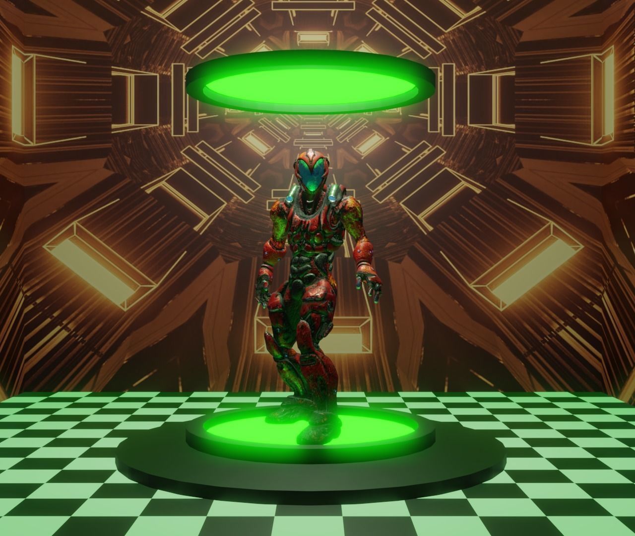 3D model Cyber Venom VR / AR / low-poly | CGTrader