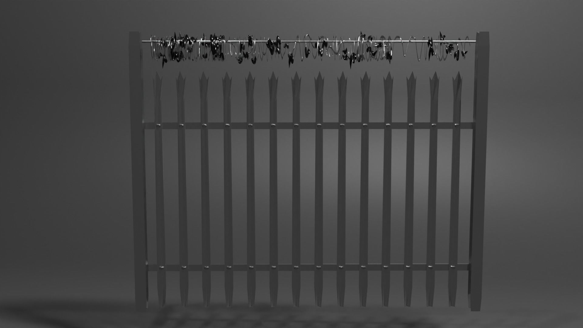 3D model Fence Asset Pack VR / AR / low-poly | CGTrader