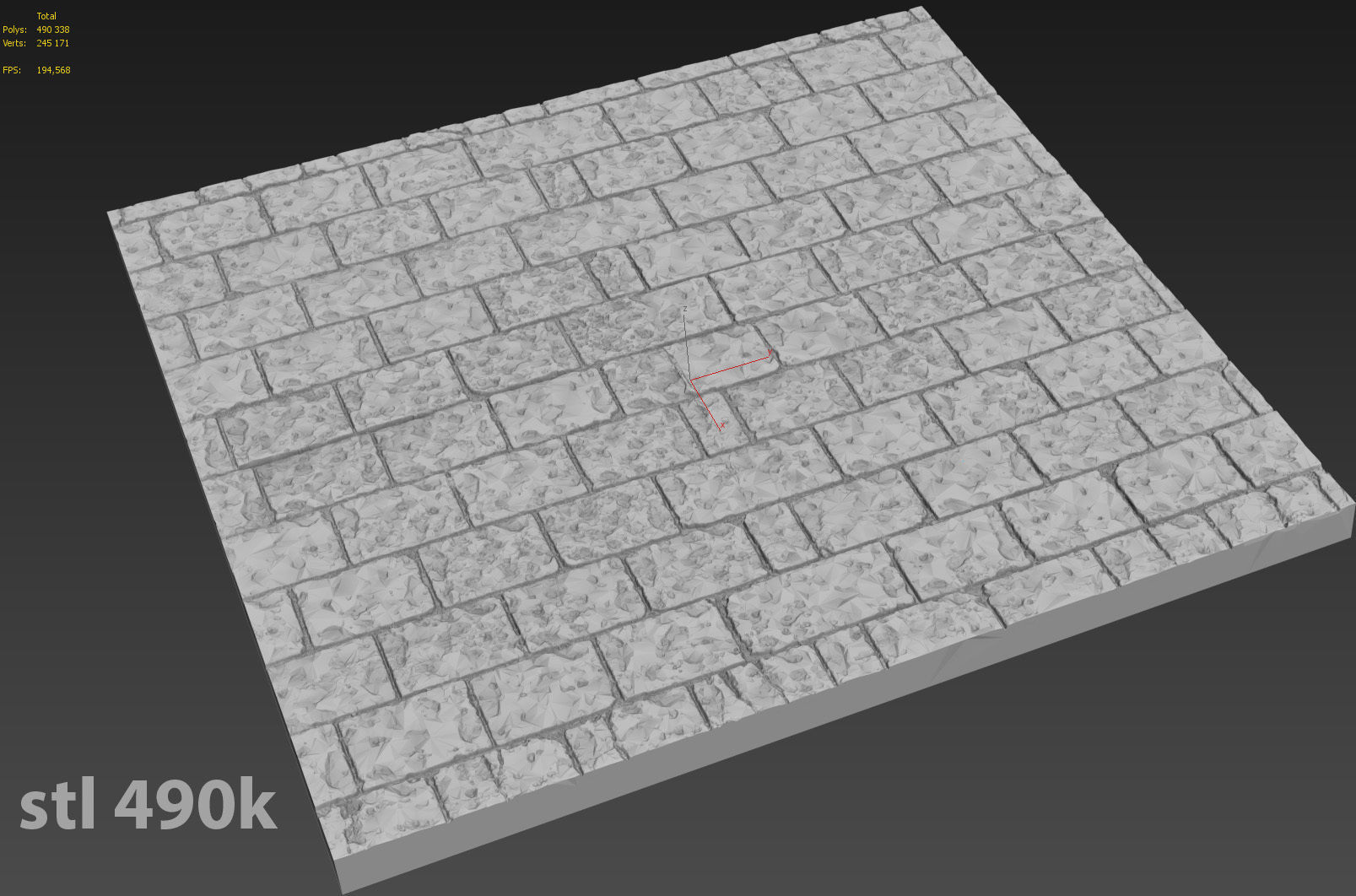 Material of rectangular paving slabs 06 3D model | CGTrader