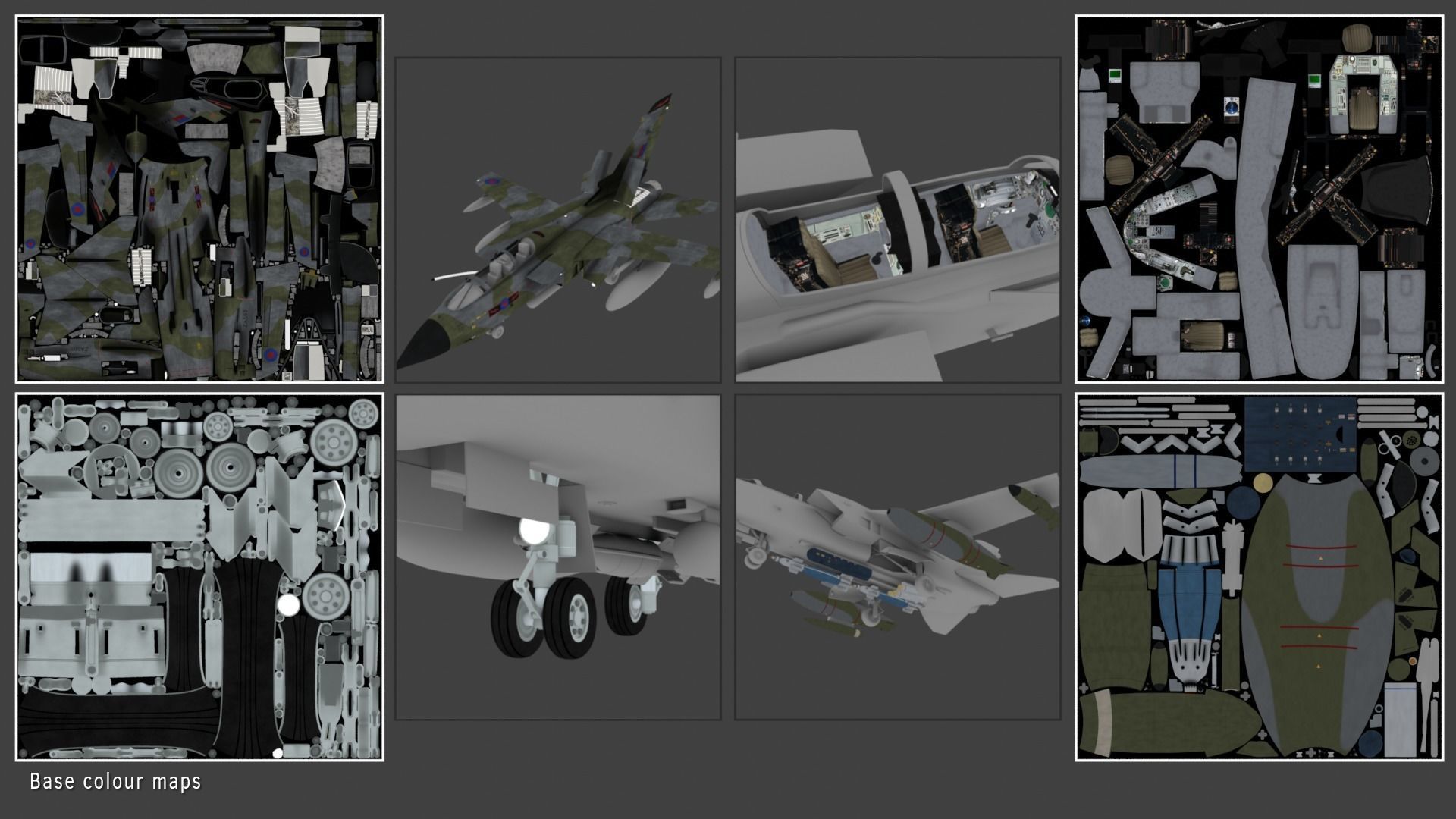Panavia Tornado IDS GR1 3D model animated rigged | CGTrader