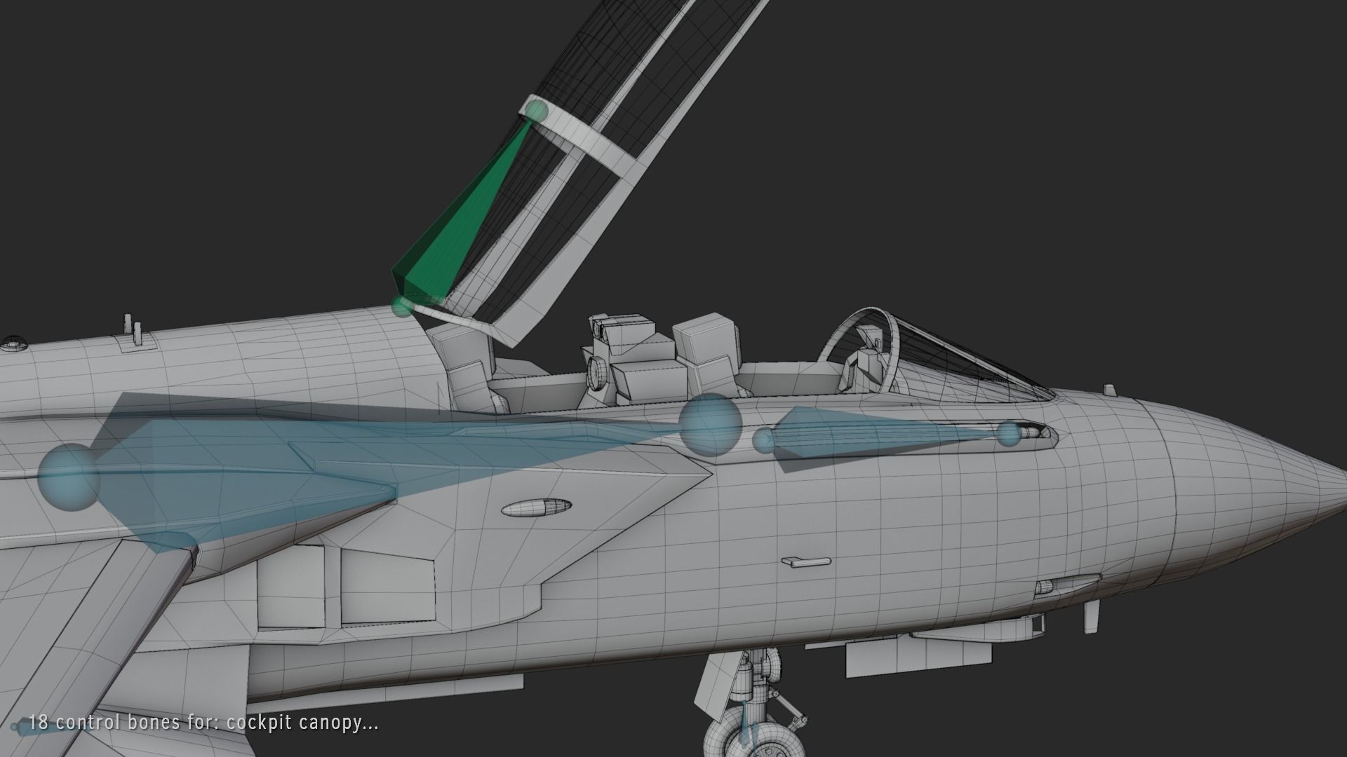 Panavia Tornado IDS GR1 3D model animated rigged | CGTrader