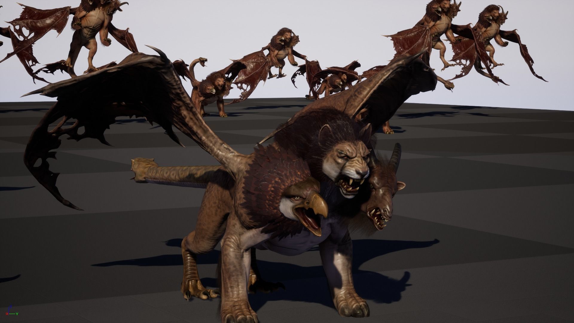 3D model Chimera VR / AR / low-poly | CGTrader