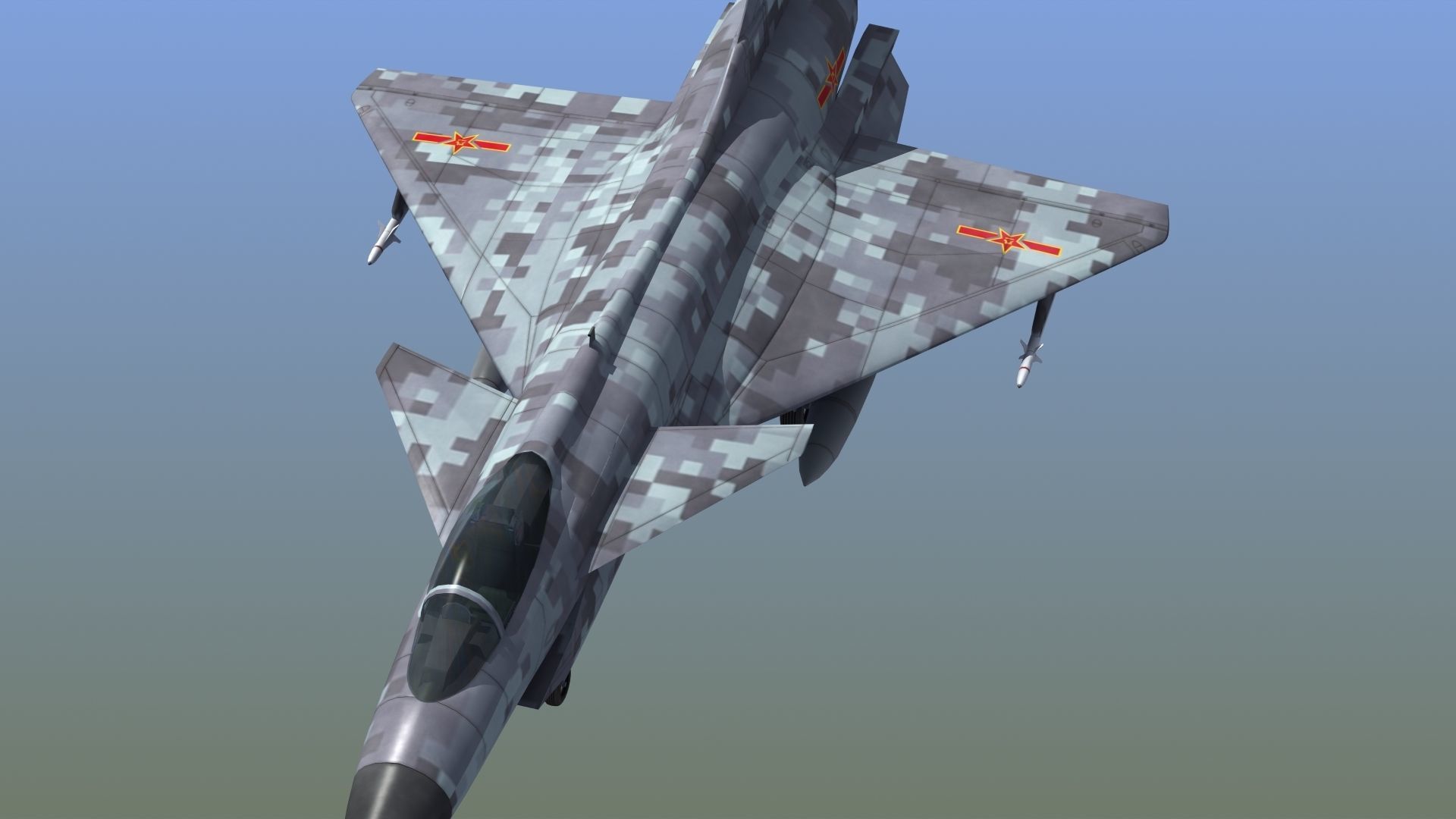 Chengdu J-10 Firebird 3D model | CGTrader