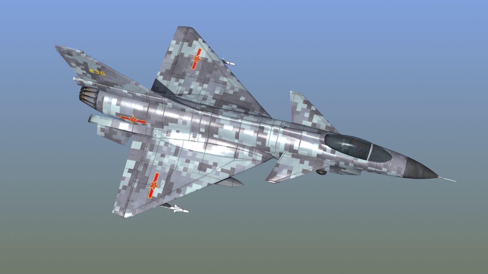 Chengdu J-10 Firebird 3D model | CGTrader