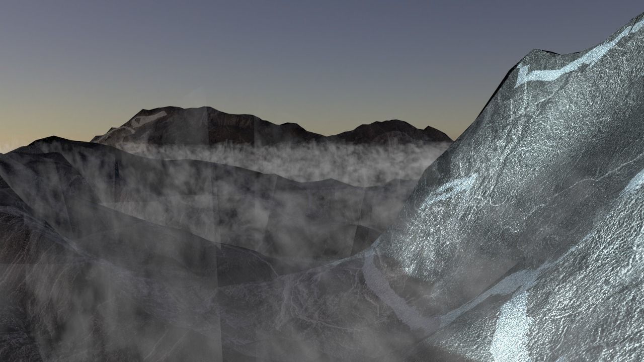 Mountains Winter free 3D model | CGTrader