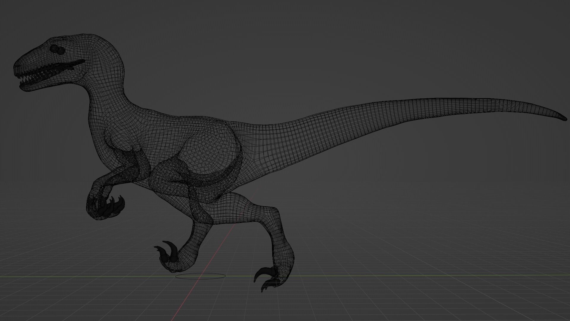 3D model velociraptor model rigged VR / AR / low-poly | CGTrader