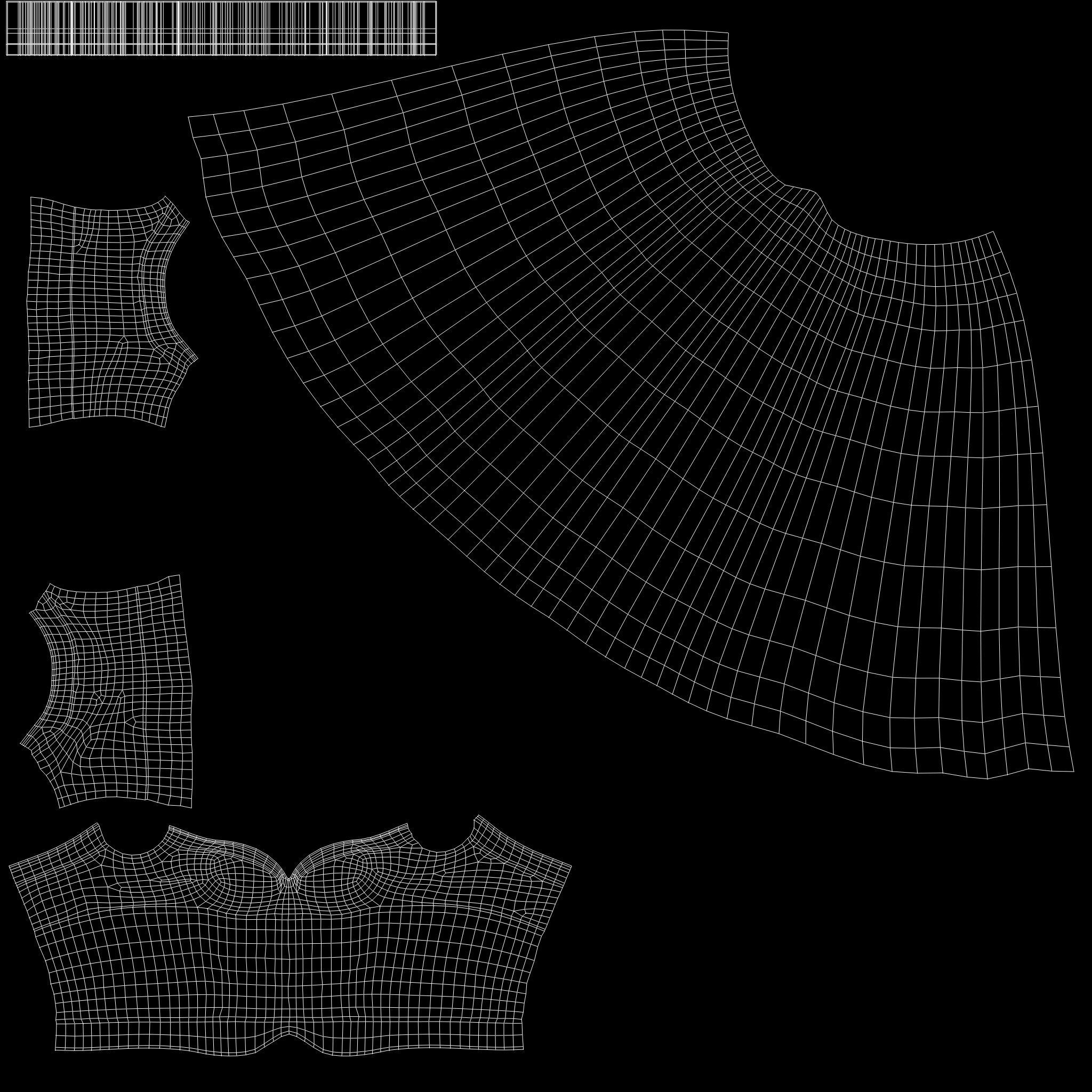 3D model Worn-out Tatty Ragged Tavern Dress VR / AR / low-poly | CGTrader