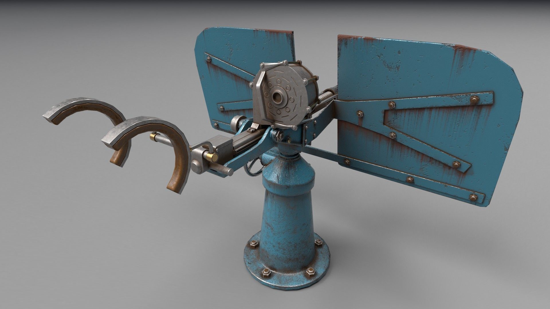 3D model Submarine anti-aircraft gun USS Pampanito-SS-383 VR / AR / low ...