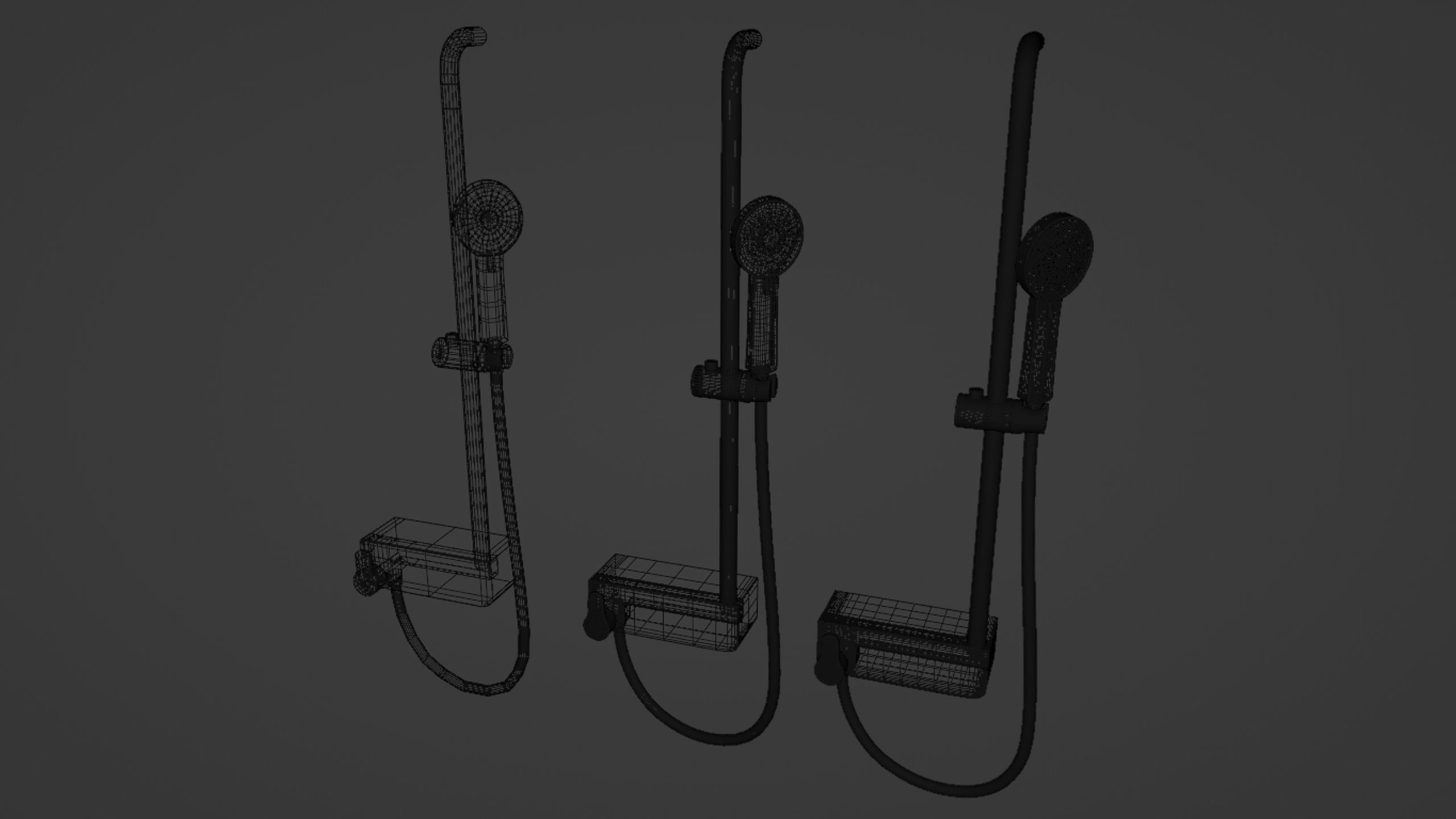 3D model Bathroom Showers Roca Deck VR / AR / low-poly | CGTrader