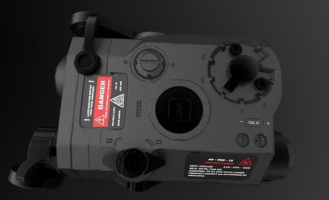 3D model AN - PEQ 15 LASER POINTER VR / AR / low-poly | CGTrader