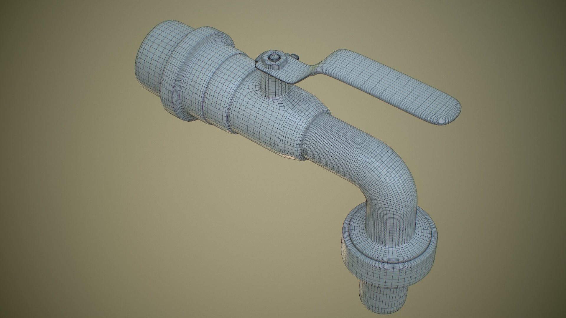 Garden Tap 3D model | CGTrader