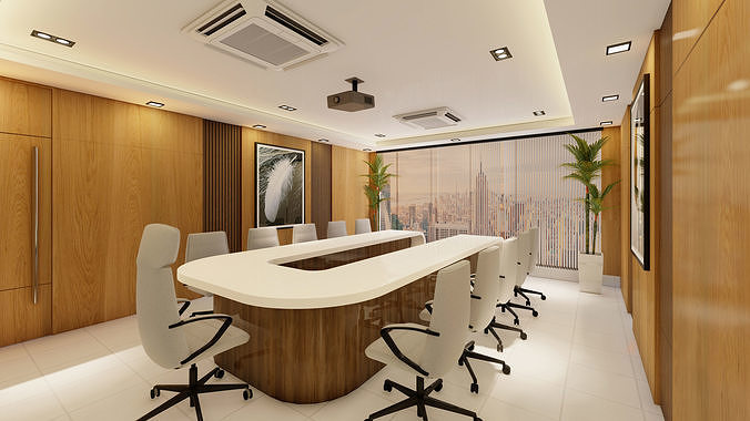 Conference room 3D model | CGTrader