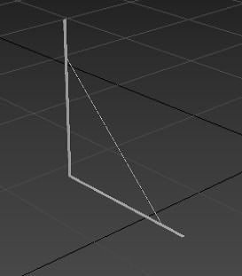 Angle triangle with line in middle free 3D model | CGTrader