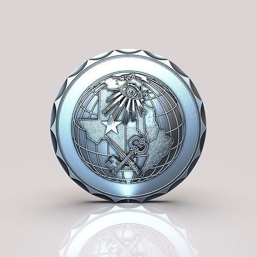 Office of Intelligence Seal 3D model 3D printable | CGTrader