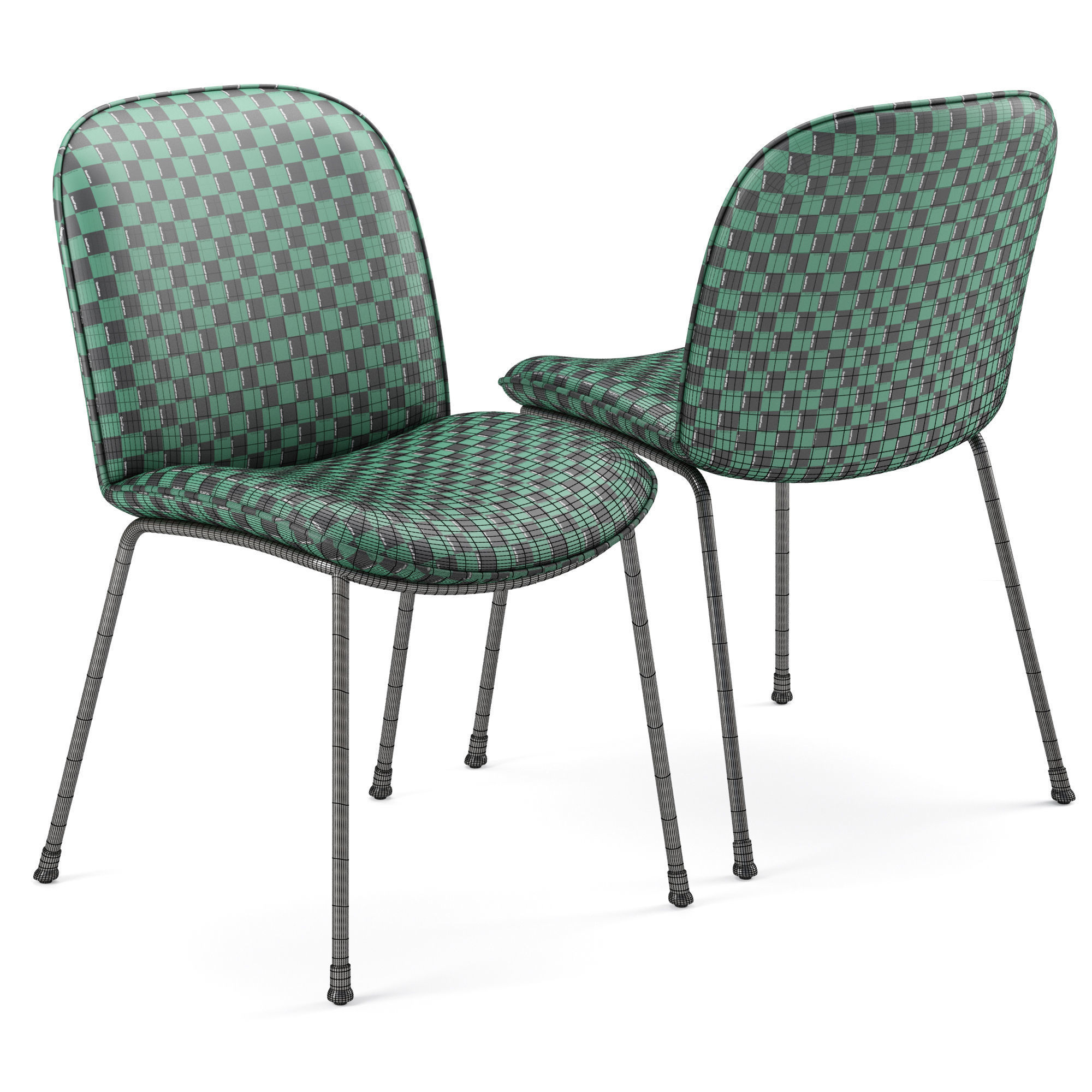Tina seating chairs Cattelan Italia 3D model | CGTrader