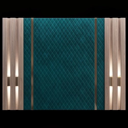 Soft wall panel 80 3D model | CGTrader