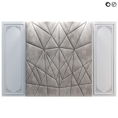 Decor wood Panel 84 3D model | CGTrader