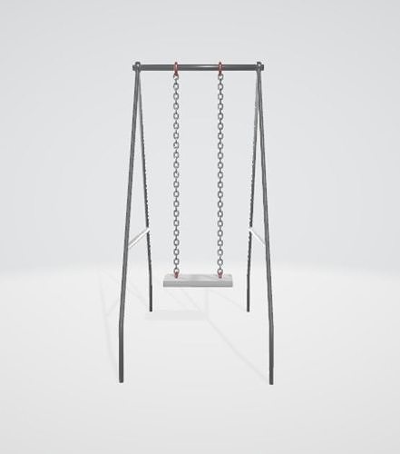 3D model Swing set VR / AR / low-poly | CGTrader