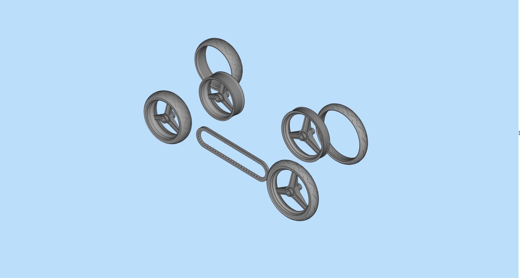 Chopper custom biker motorcycle STL printable 3D model 3D printable ...