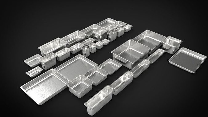 Gastronorm container Set 3D model | CGTrader