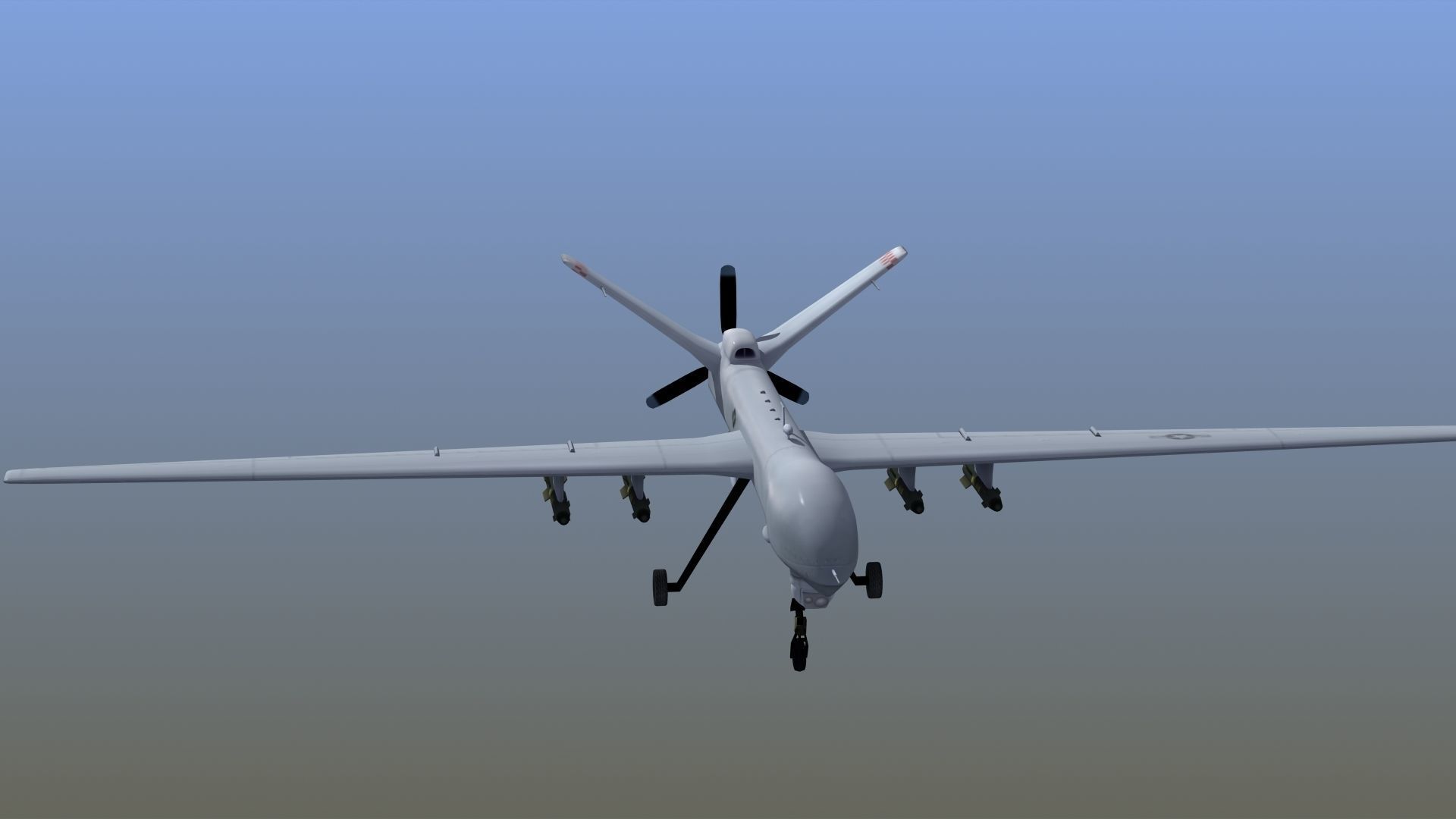 MQ-9 Reaper UAV 3D model | CGTrader