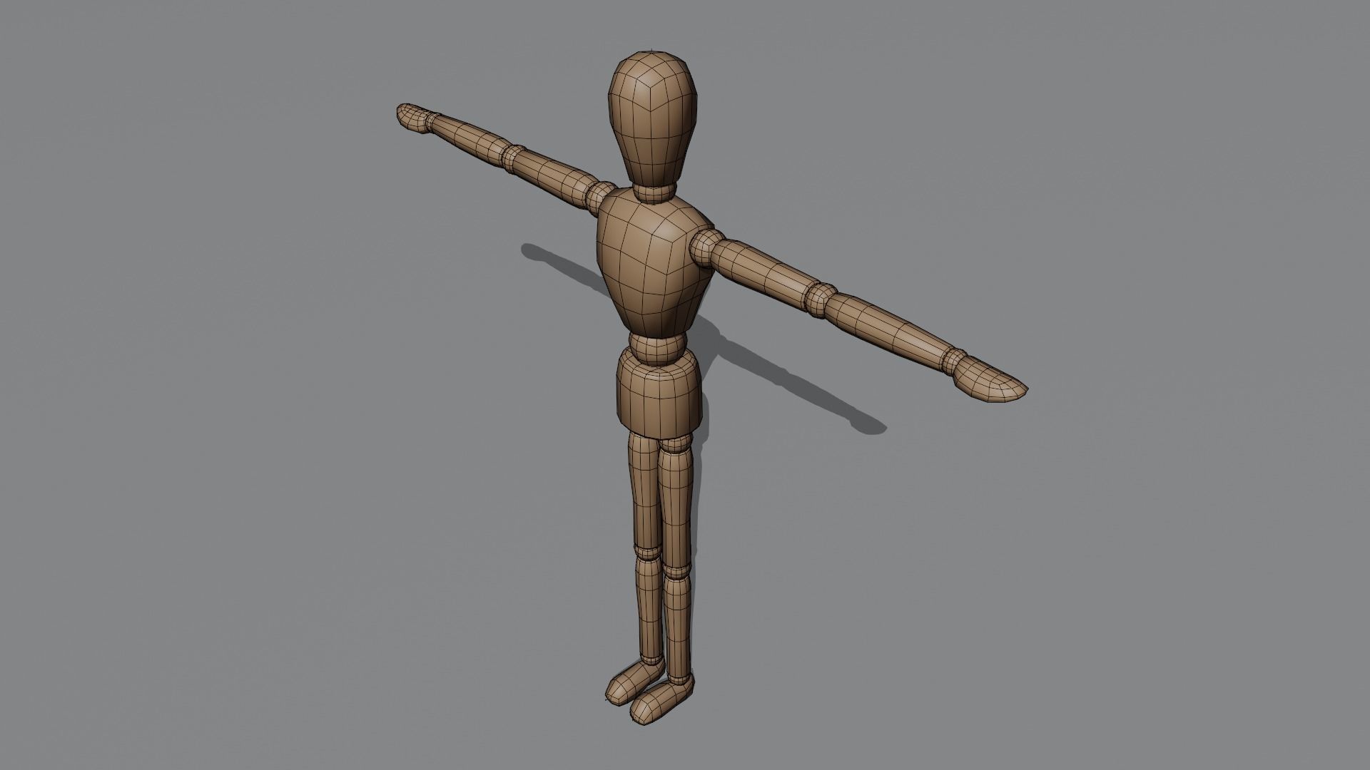 3D model Simple Pose Reference Mannequin VR / AR / low-poly | CGTrader