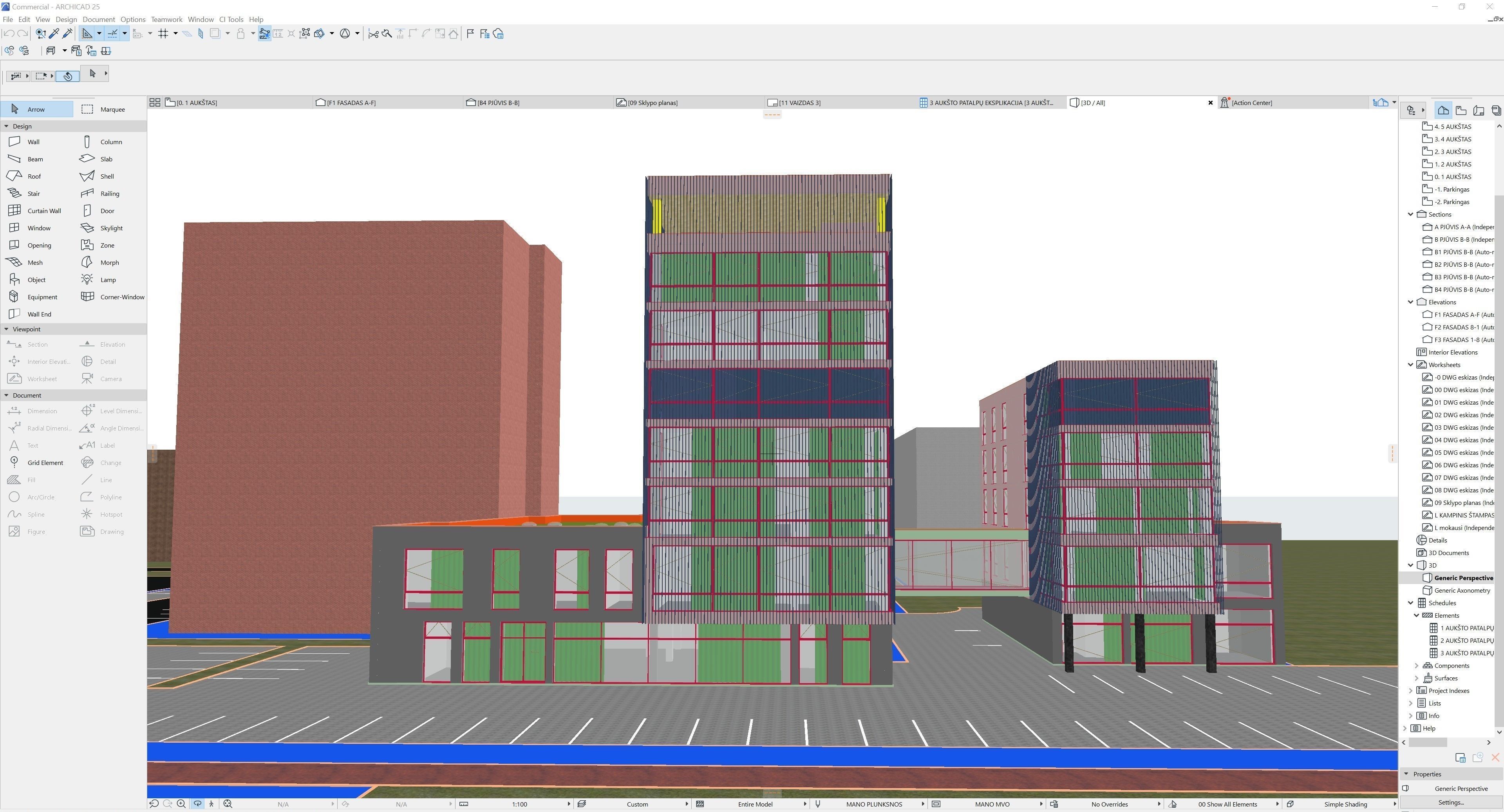 Lumion 12 scene office building - Archicad Sketchup 3D model | CGTrader