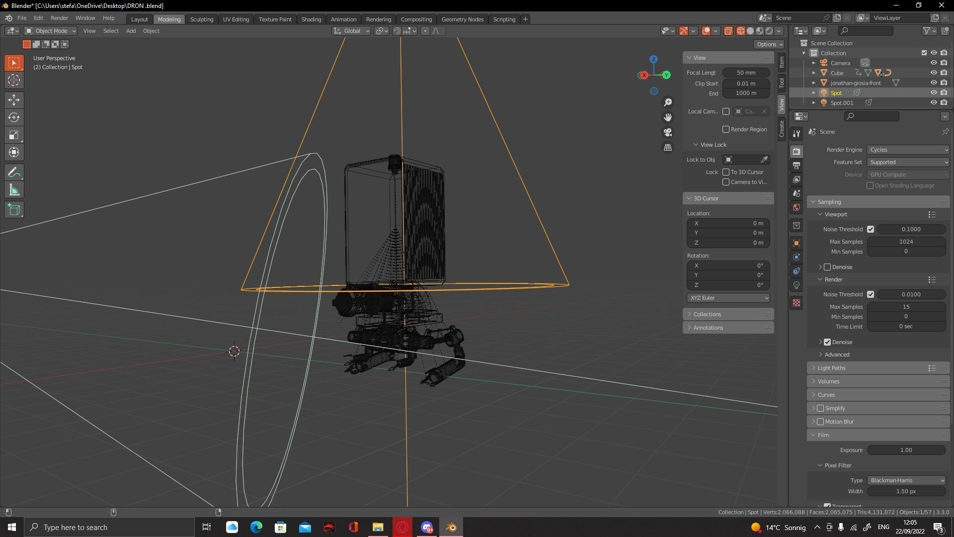 3D model Printable POD from Nier Automata Drone VR / AR / low-poly ...