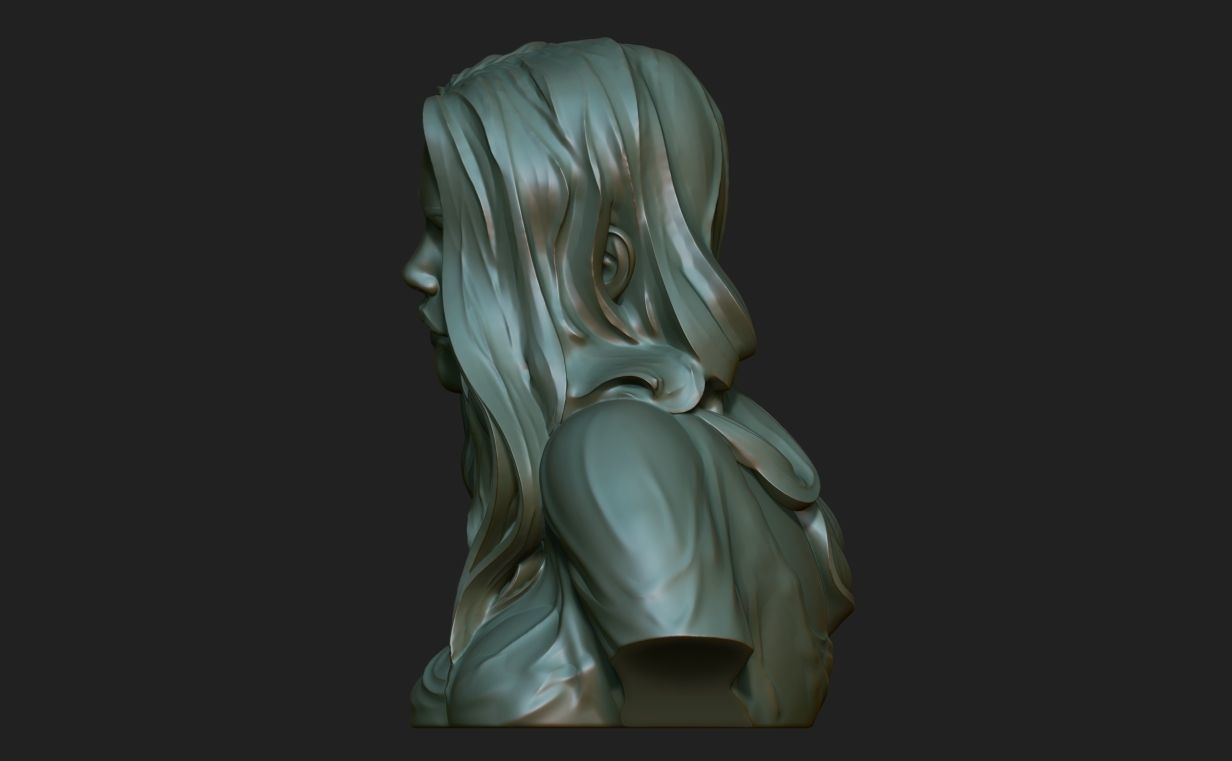 Female Bust Statue 220922 3D model 3D printable | CGTrader
