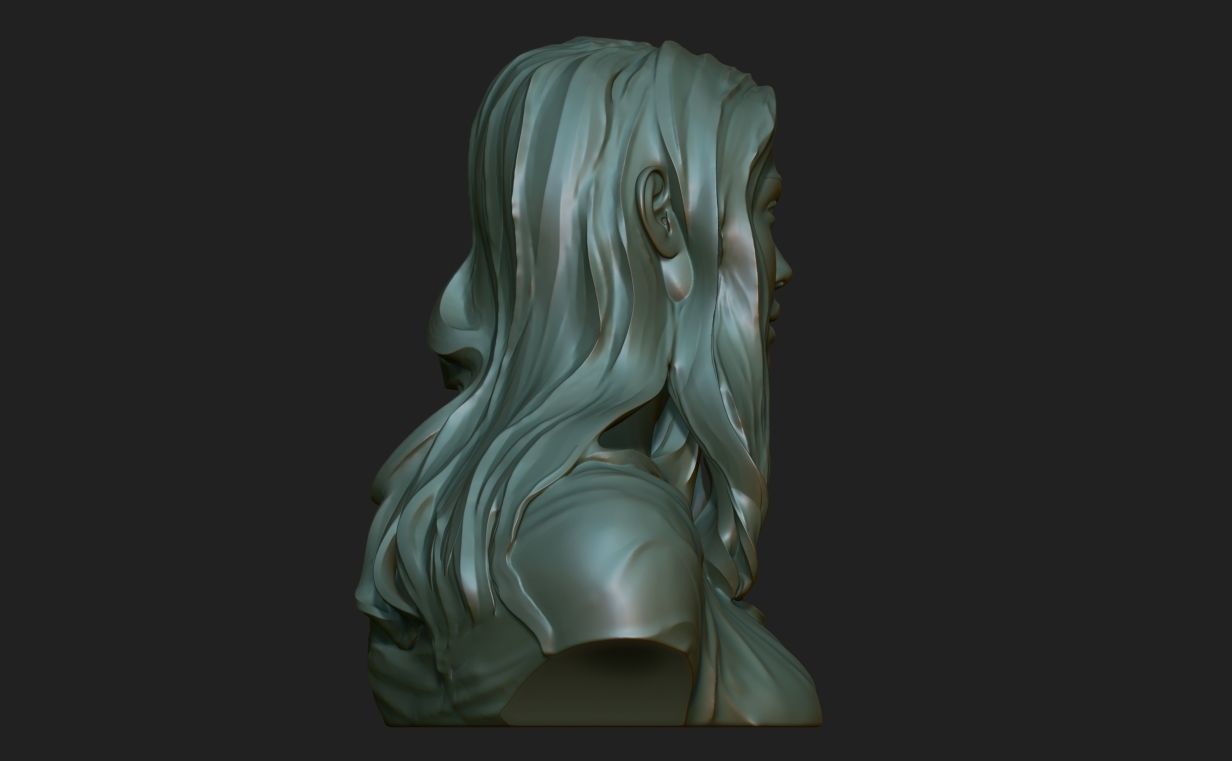 Female Bust Statue 220922 3D model 3D printable | CGTrader