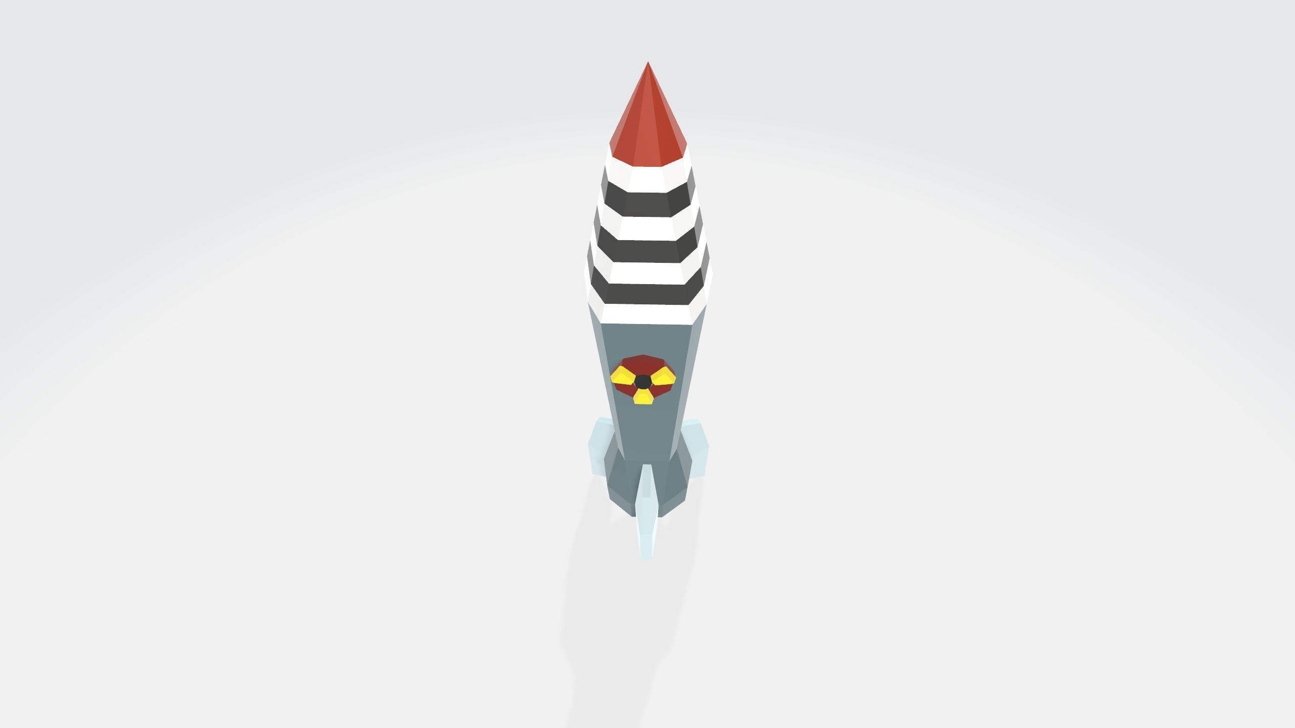 Nuke missile to keep world in peace free VR / AR / low-poly 3D model ...