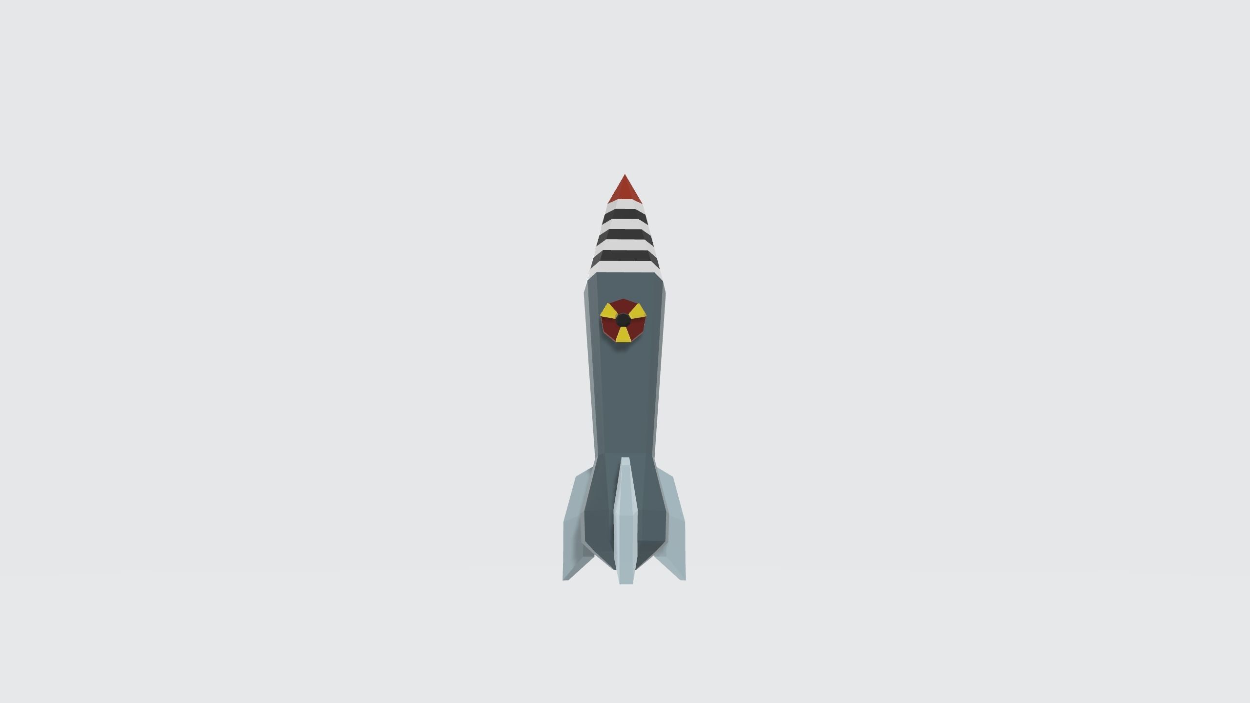 Nuke missile to keep world in peace free VR / AR / low-poly 3D model ...