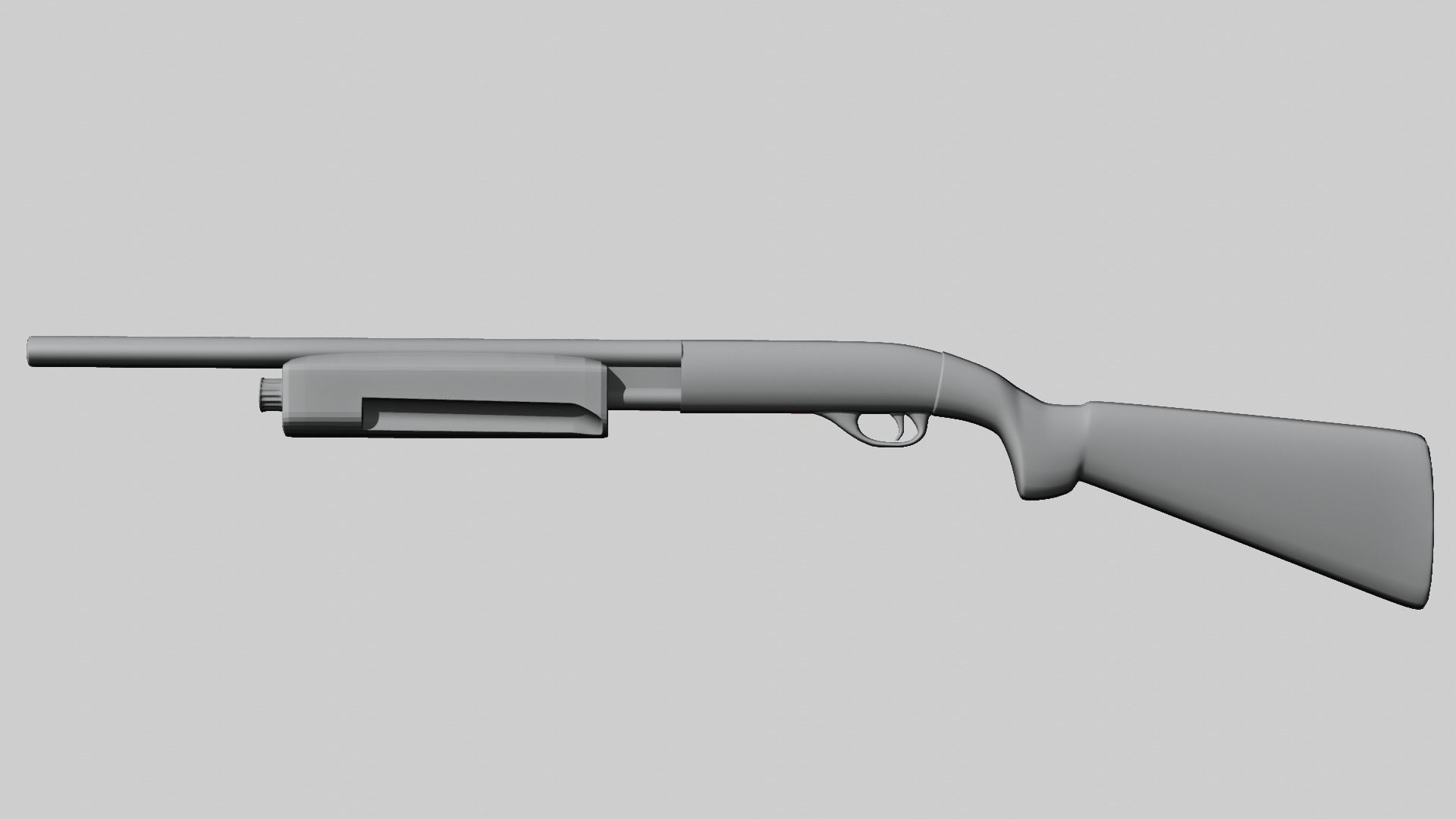 3D model Shotgun 3d low-poly model VR / AR / low-poly | CGTrader