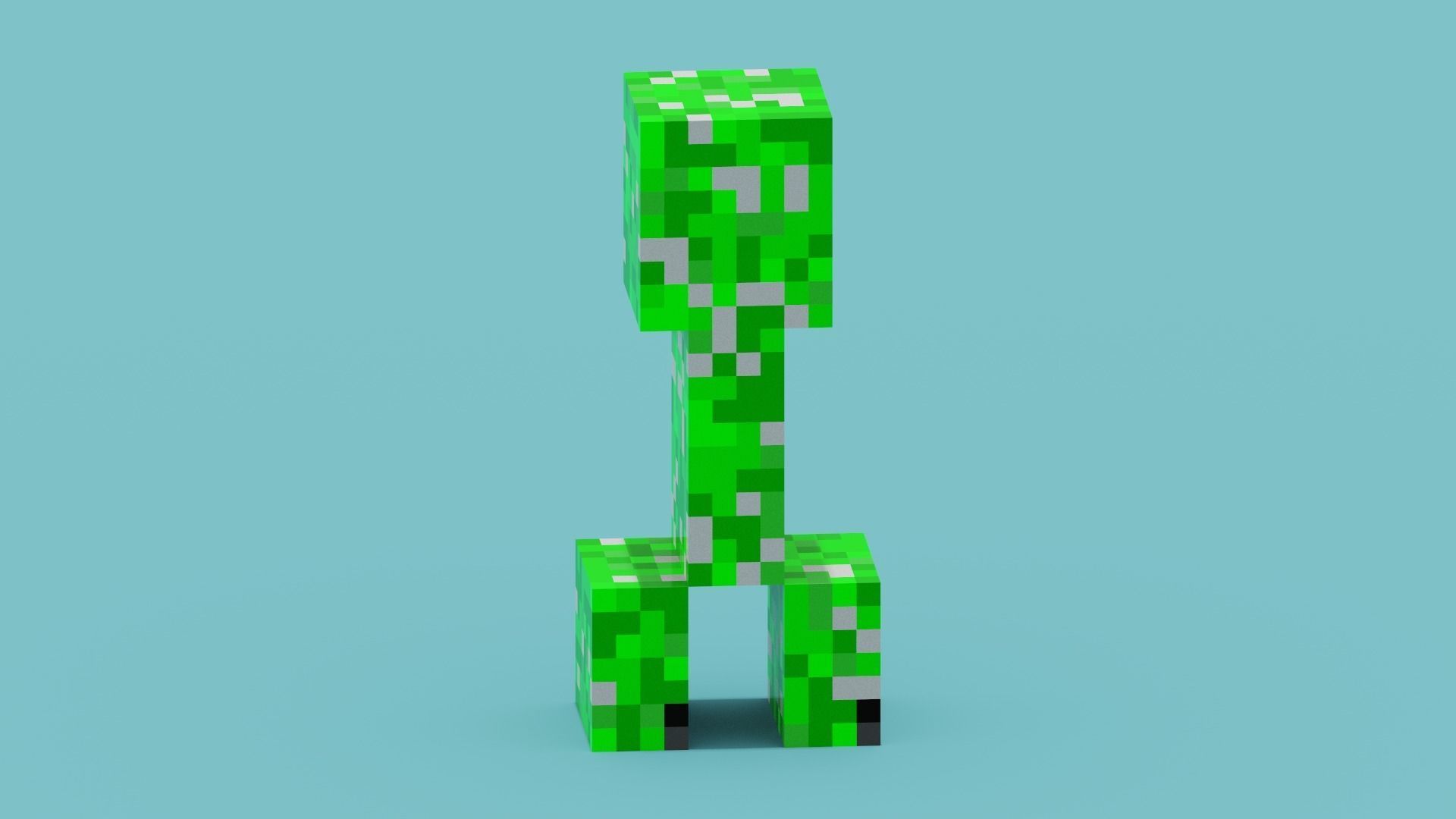 3D model Creeper Minecraft VR / AR / low-poly | CGTrader