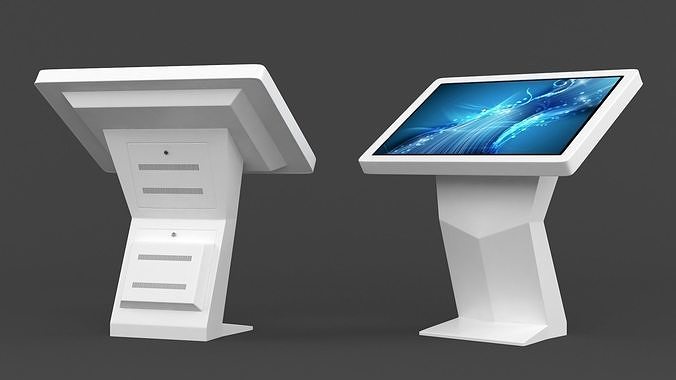 Electronic Kiosk 3D model | CGTrader
