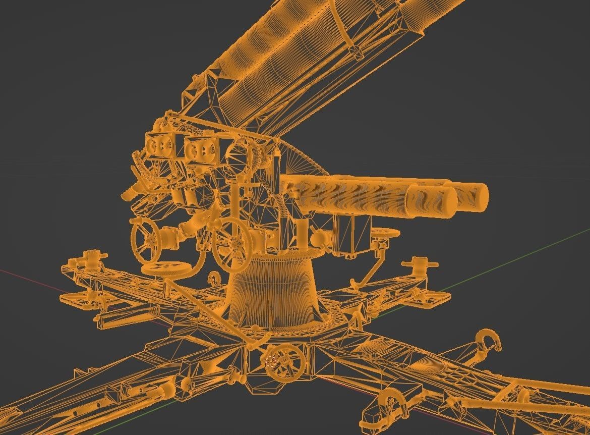 German FLAK 88 mm 3D model 3D model | CGTrader