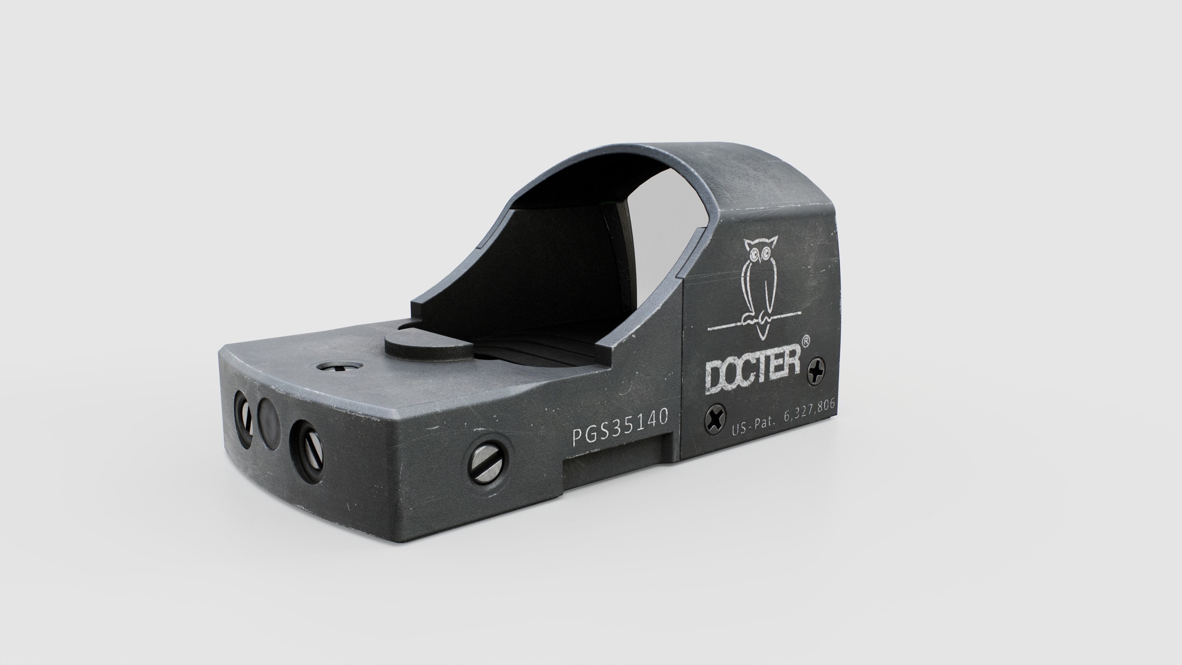 3D model Docter Sight 2 Miniature Reflex Sight VR / AR / low-poly ...