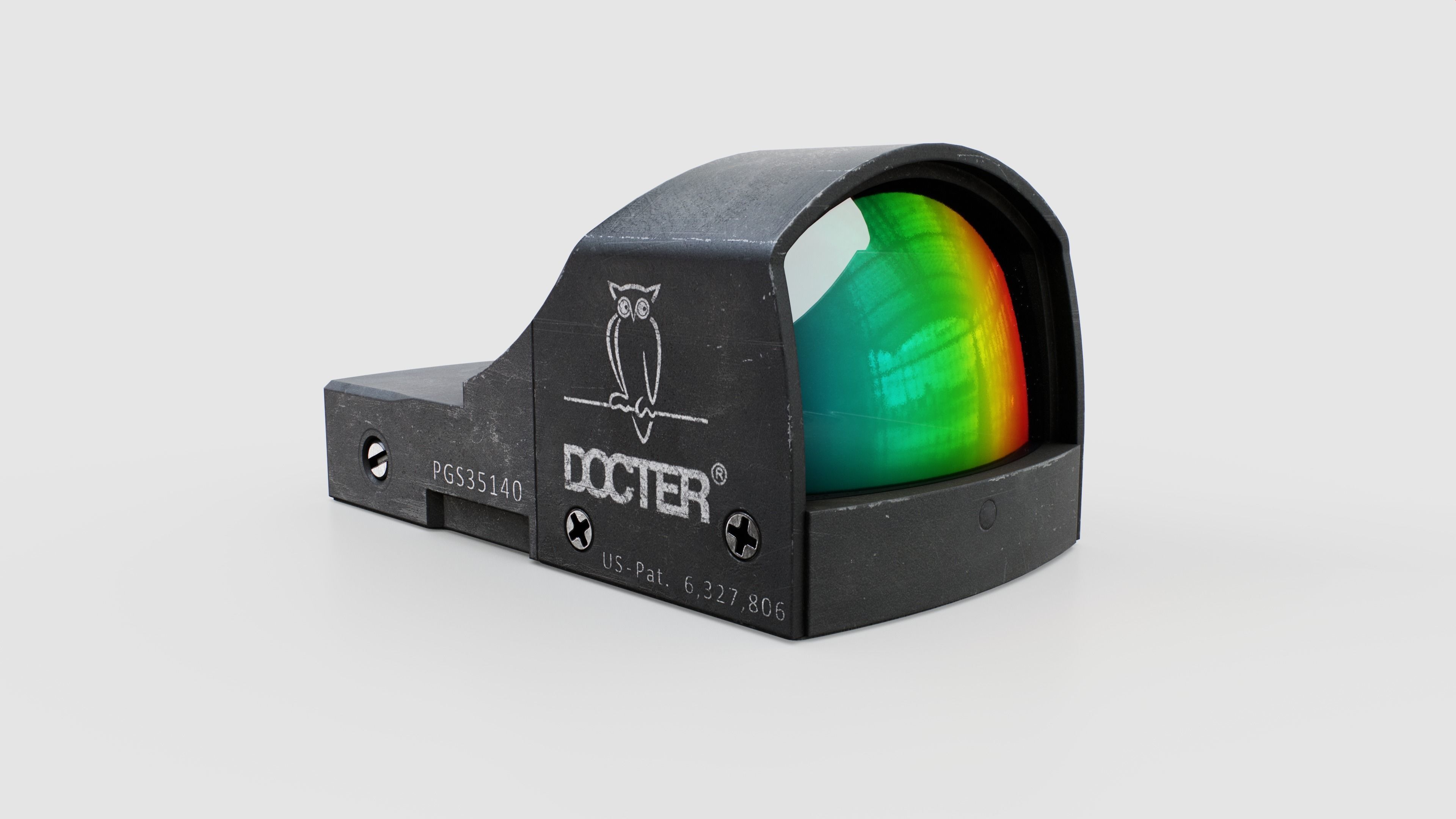 3D model Docter Sight 2 Miniature Reflex Sight VR / AR / low-poly ...