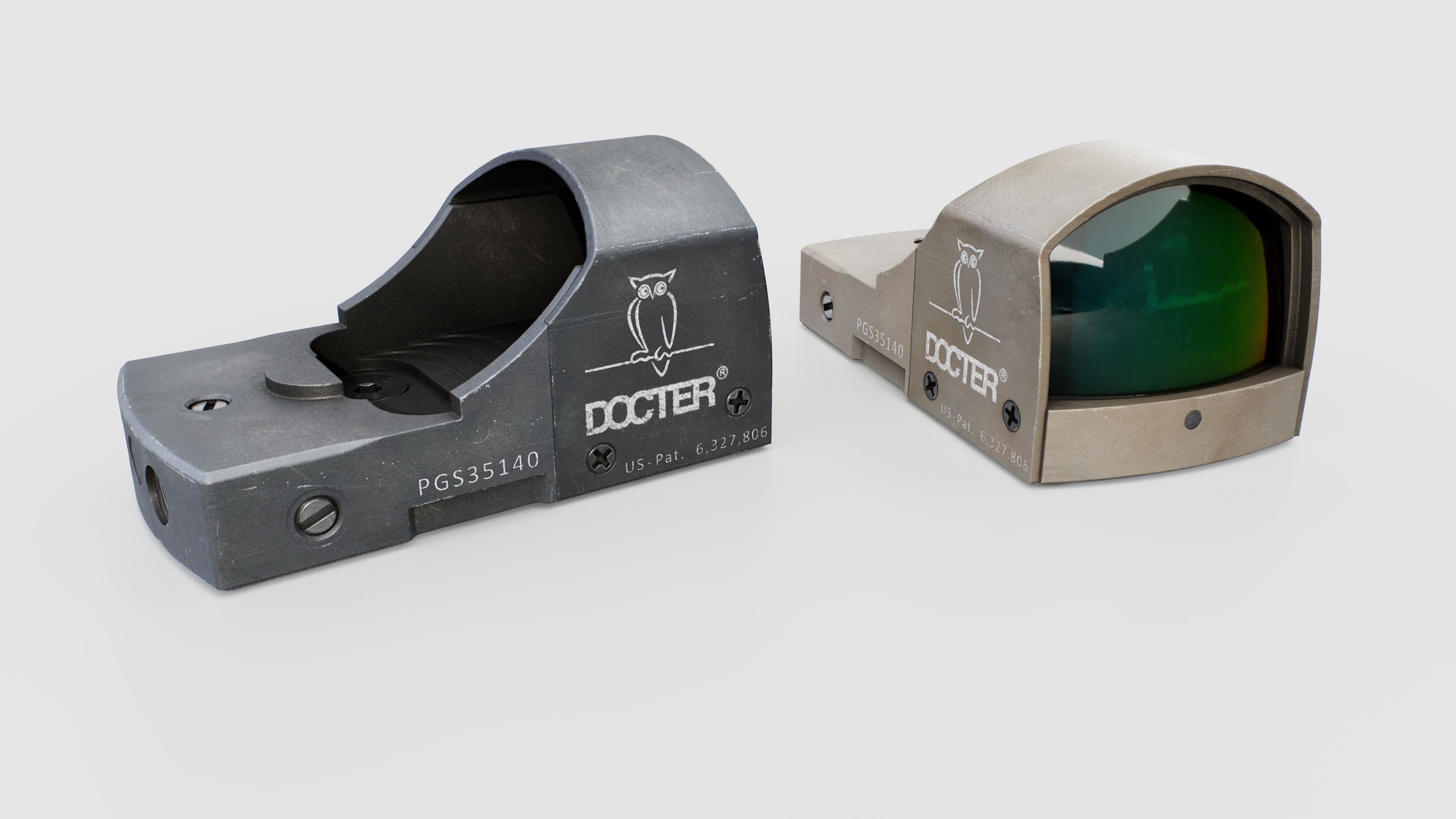 3D model Docter Sight 2 Miniature Reflex Sight VR / AR / low-poly ...