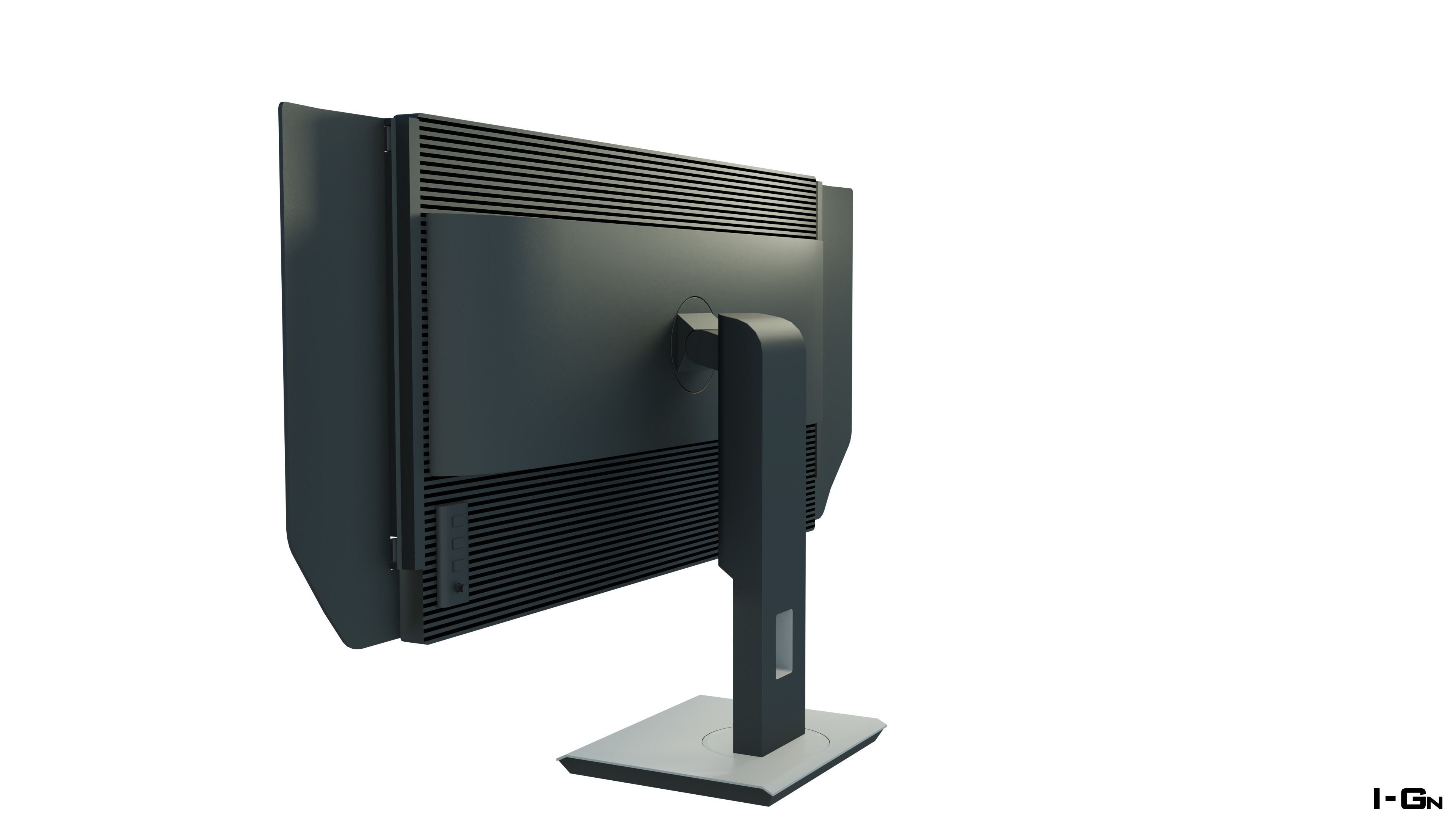 3D model Computer Monitor Flat 32 VR / AR / low-poly | CGTrader