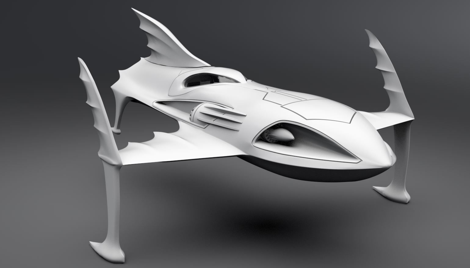 Bat Ski Boat Scale model 3D model 3D printable | CGTrader