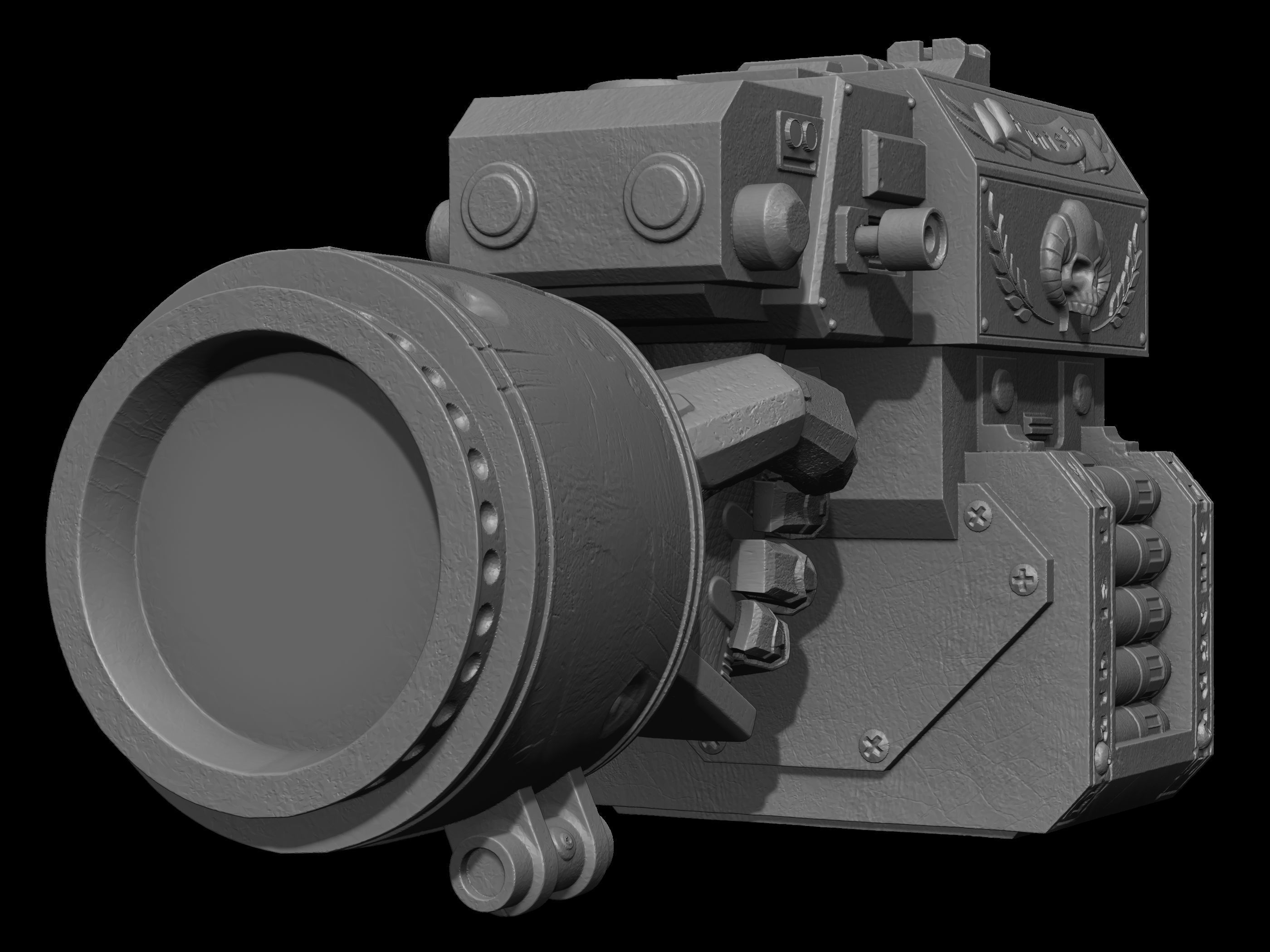 Warhammer Gun 3D Model 3D model 3D printable | CGTrader